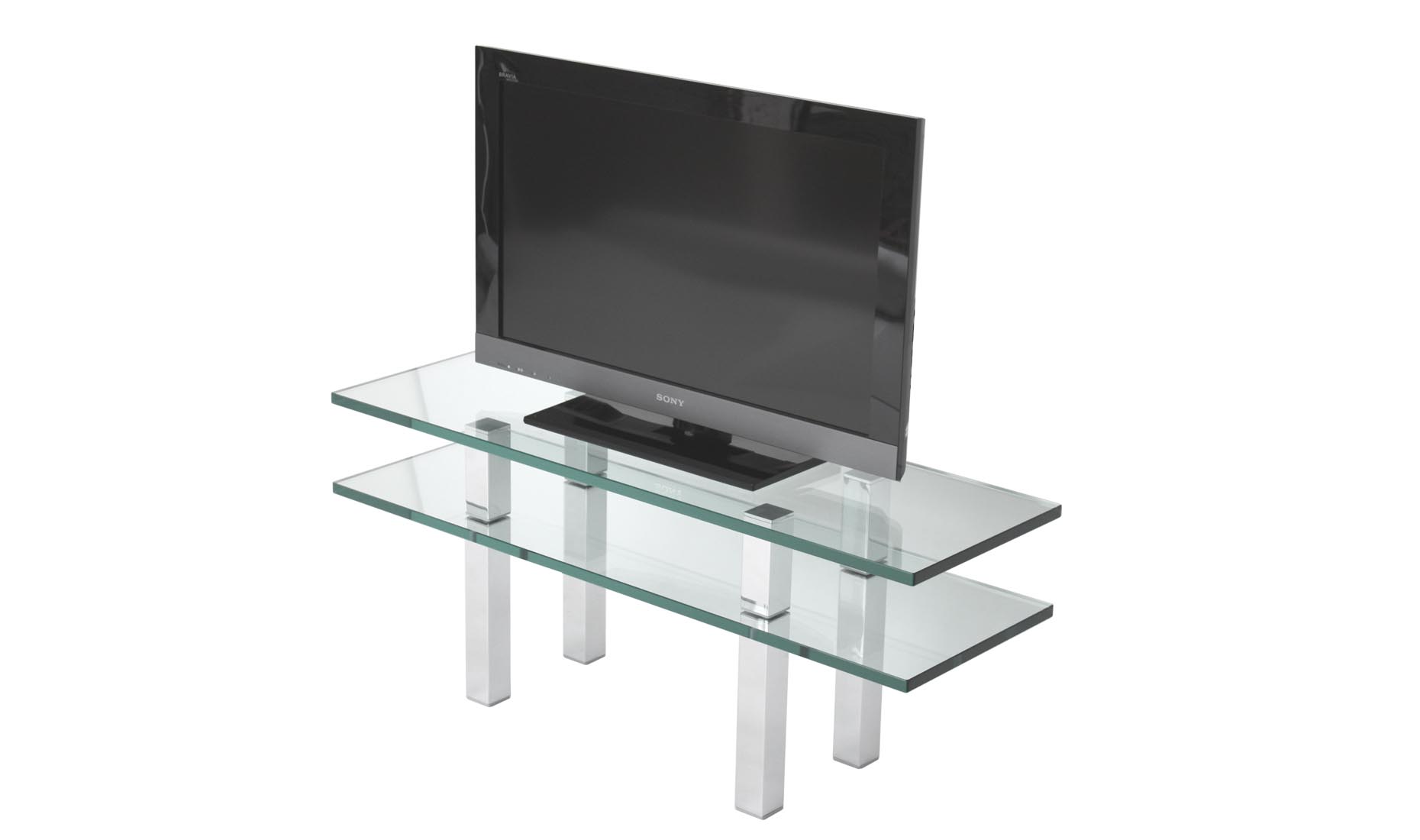 TV-Regal, Glas-Rack, Sideboard - OPEN-LOOK und DUO